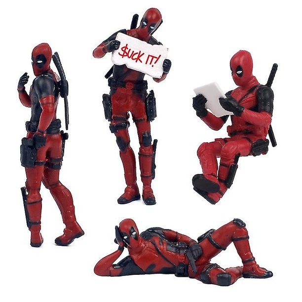 Deadpool Movable Anime Action Figure Character Model Collectible Statue ...