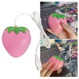 lanema Cute Pink Mouse Small Optical PC Computer Game Mouse, Great for ...