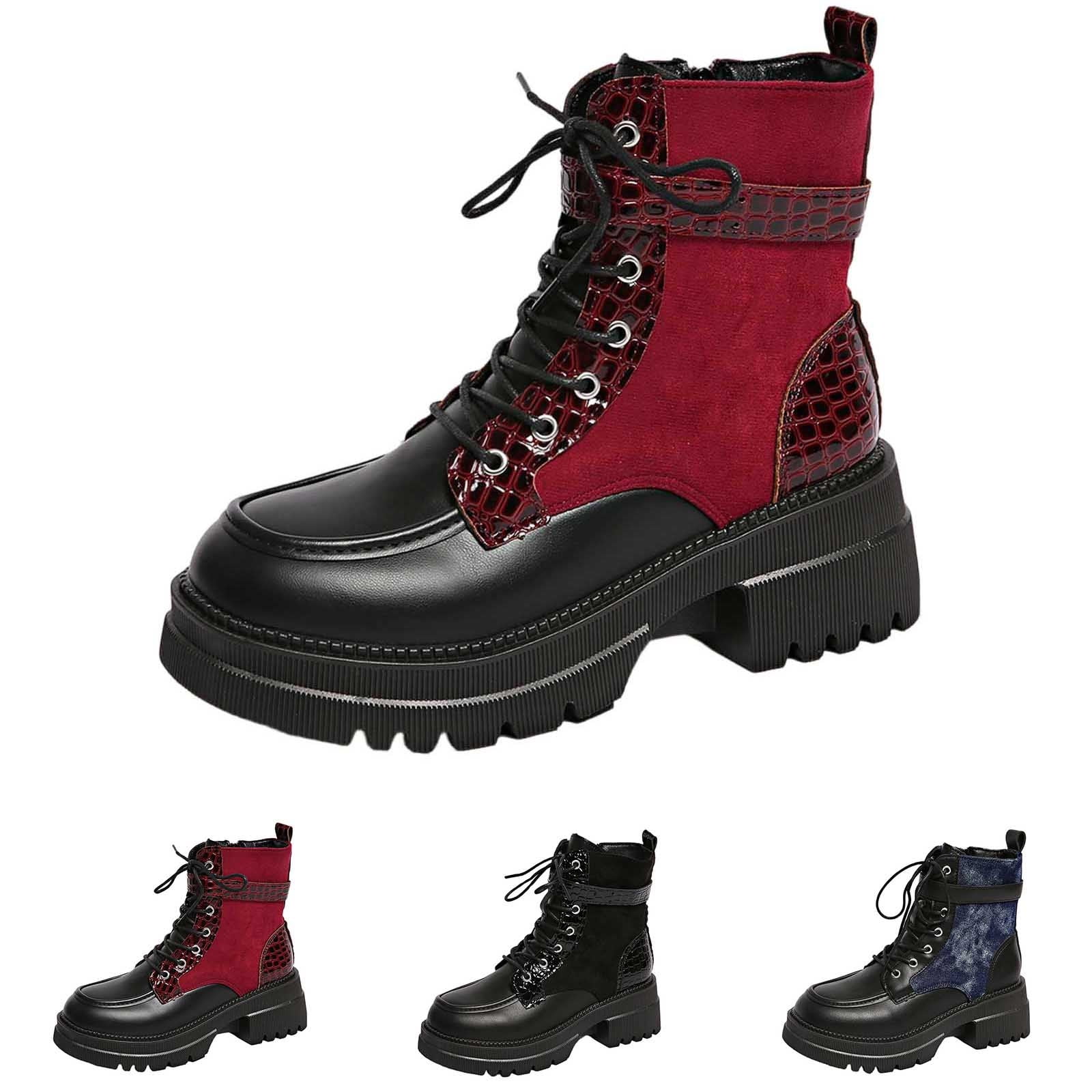 Click here for Shadoumai Womens Victorian Lace Platform Goth Boot... prices