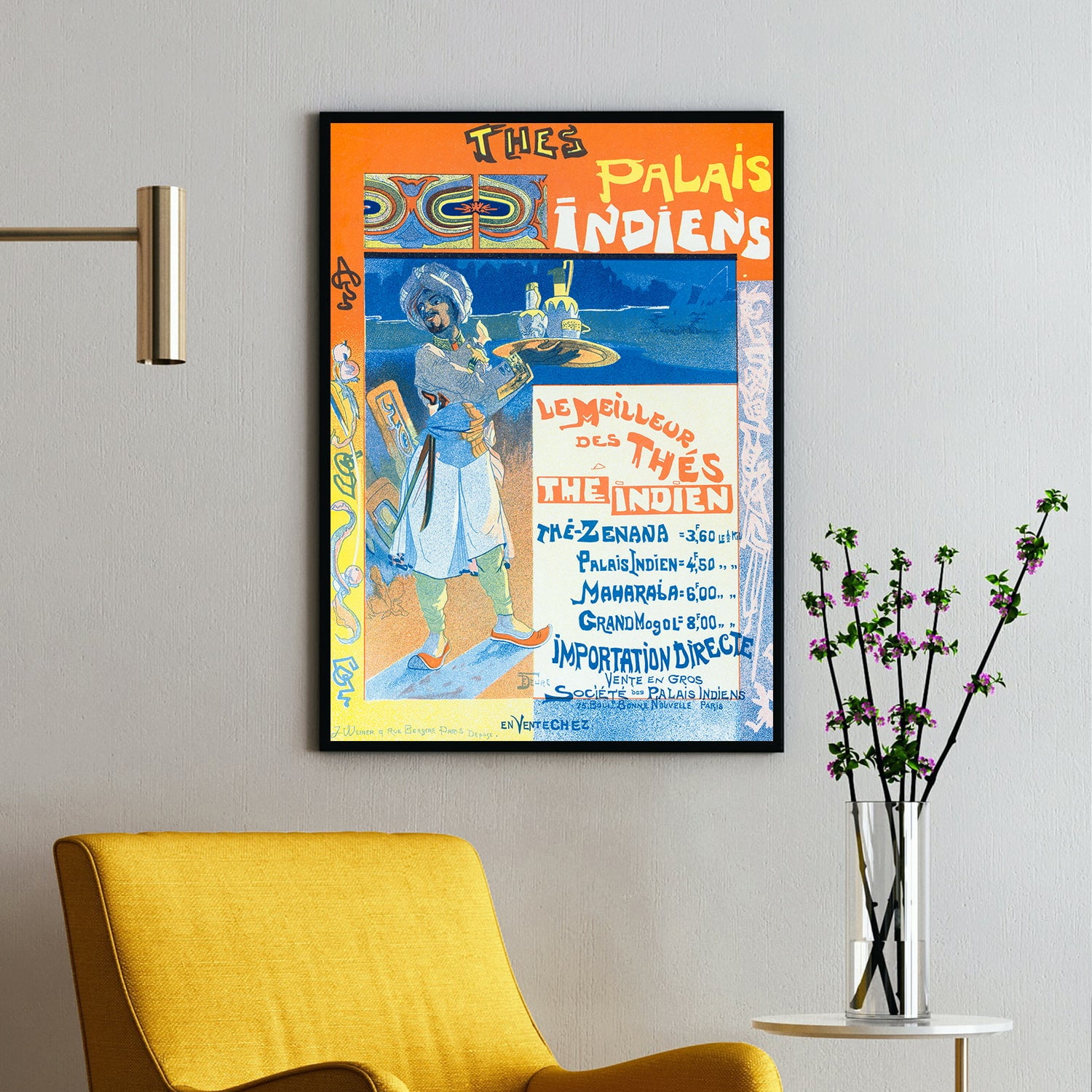 Thés du Palais Indien - 1900 | Georges de Feure | Premium Fine Art ...