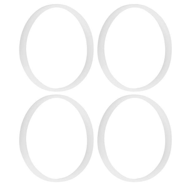 4Pcs White Rubber Sealing O-, Juicer Sealing O- Gasket Flexible O ...