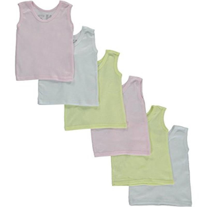 Click here for Bambini Girlss Six Pack Pastel Tank Top Medium prices