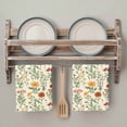 1 Pack Vintage Style Kitchen Towels Poppies Wildflowers Watercolor ...