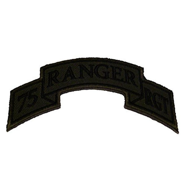 75th ARMY RANGER REGIMENT SCROLL ROCKER PATCH - OLIVE DRAB OD GREEN ...