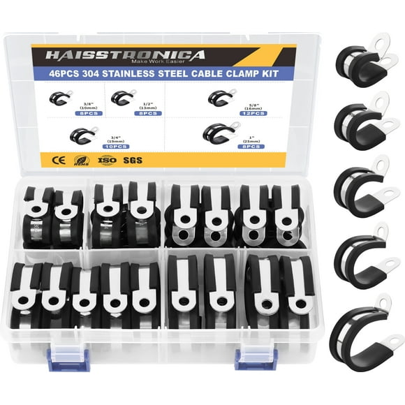 Rubber Cushioned Loop Clamps