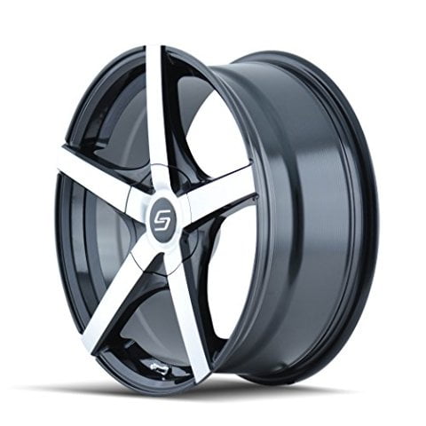 Sacchi S72 272 Black Wheel with Machined Face (18x7.5"/10x112mm ...