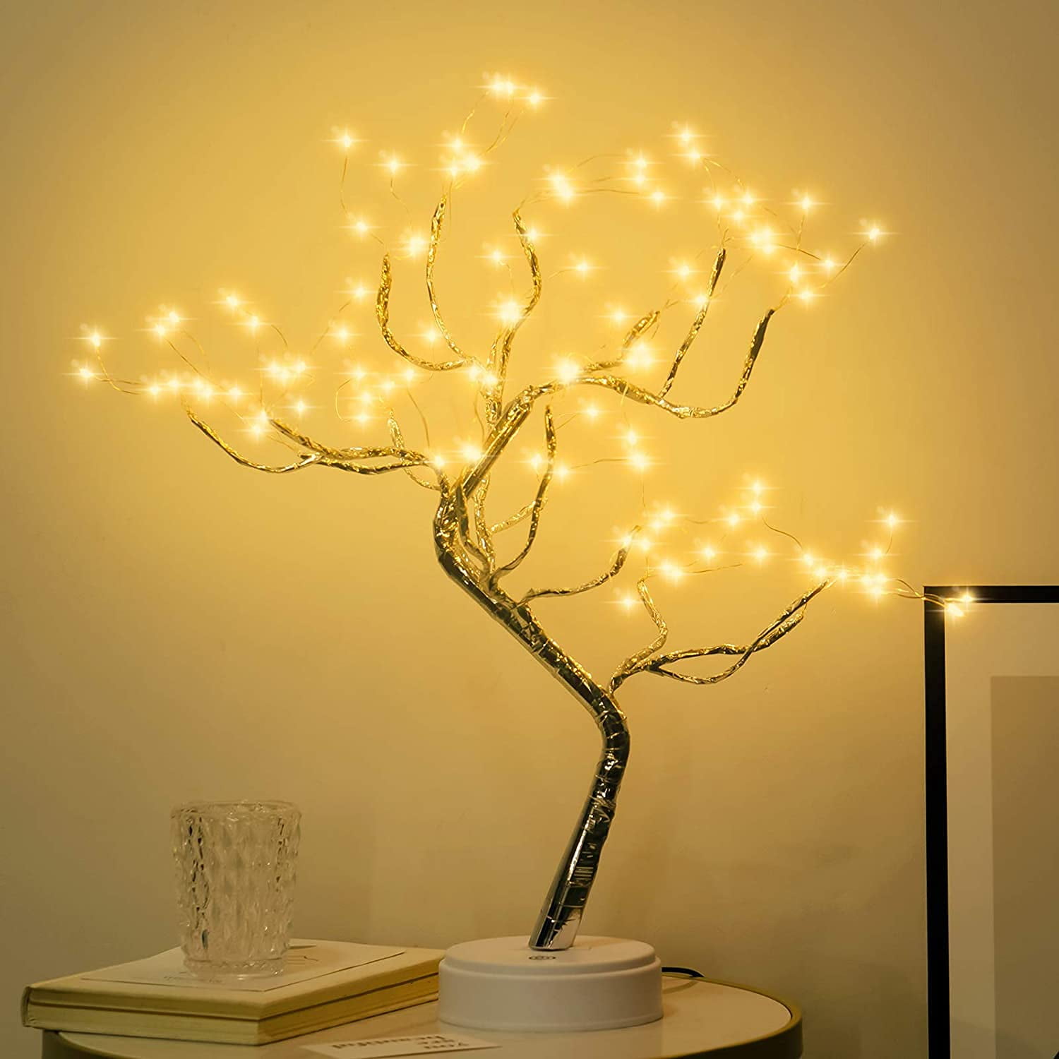 LINLIN Tabletop Bonsai Tree Branch Light,Touch Switch 108LED Copper ...
