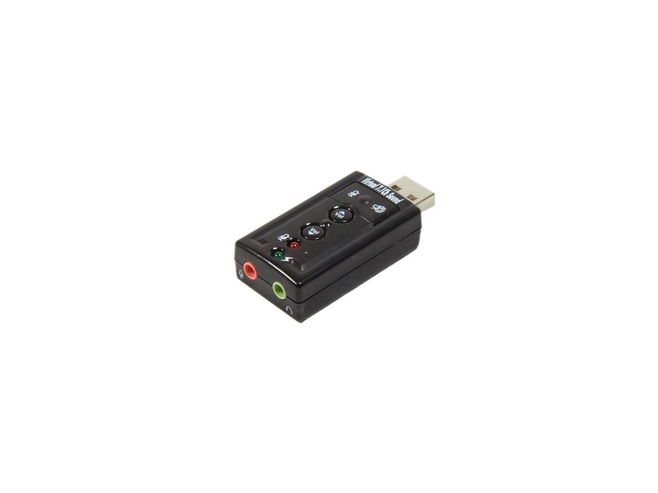 Syba USB 2.0 External Virtual 7.1 Surround Sound Adapter - Walmart.com