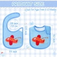 7Pcs Cotton Waterproof Baby Bib for Drooling Feeding Eating Teething, 6 ...
