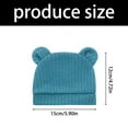 Baby Headwear Waffles Pattern Thermals Cap with Lovely Ears Simple ...