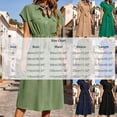 Blmnix Vacation Dress Dress Women Fit & Flare Button Down Petticoat ...