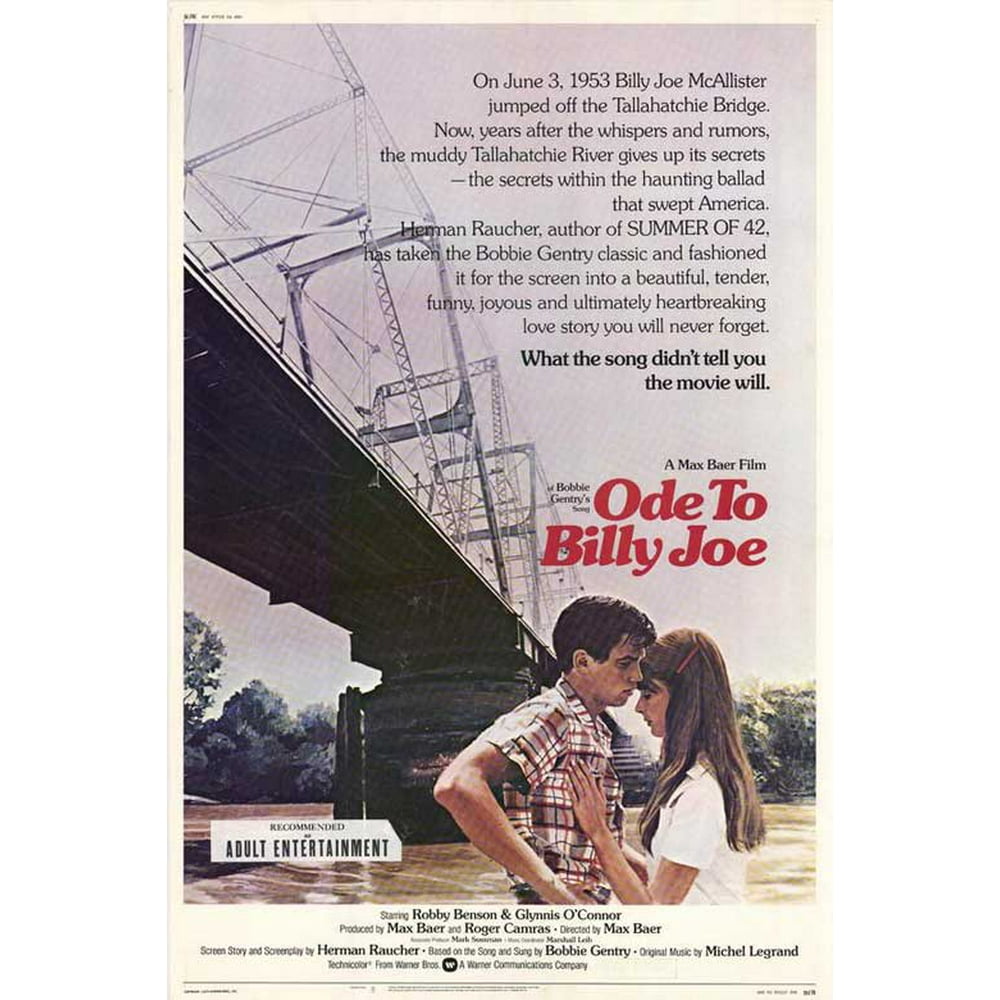 Ode to Billy Joe - movie POSTER (Style B) (11" x 17") (1976) - Walmart ...