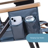 CleverMade KOVE Outdoor Chair - Ocean/Cognac (1PK) - Walmart.com