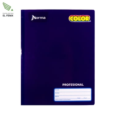 Cuaderno Norma Color Cosido Profesional Raya 100 Hojas Amarillo ...