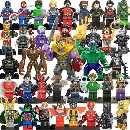 38 Avengers Hero Raccoon Tree Man Super Villain Assembling Building ...