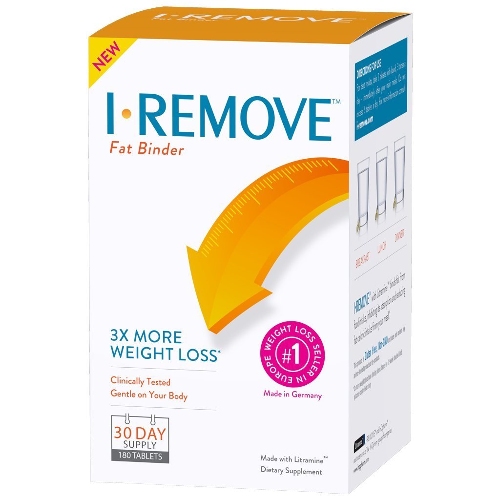 I REMOVE Fat Binder Weight Loss Supplement 30 Day Supply 180 Tablets I REMOVE Fat Binder Weight Loss Supplement 30 Day Supply 180 Tablets