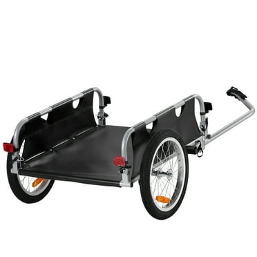 Xspec Bicycle Pull Behind Cart Wagon, 2-in-1 Bike Cargo Trailer ...