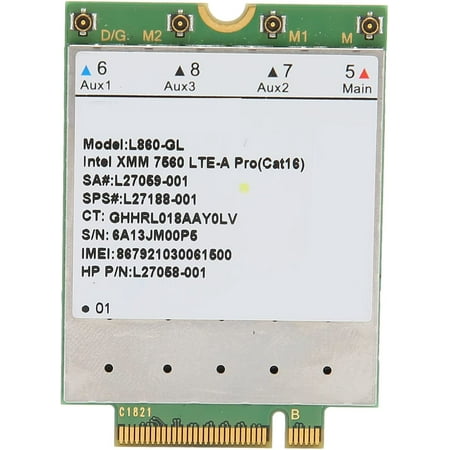4G LTE Module WiFi Card, M.2 4G LTE Network Adapter, Support ESIM Port ...