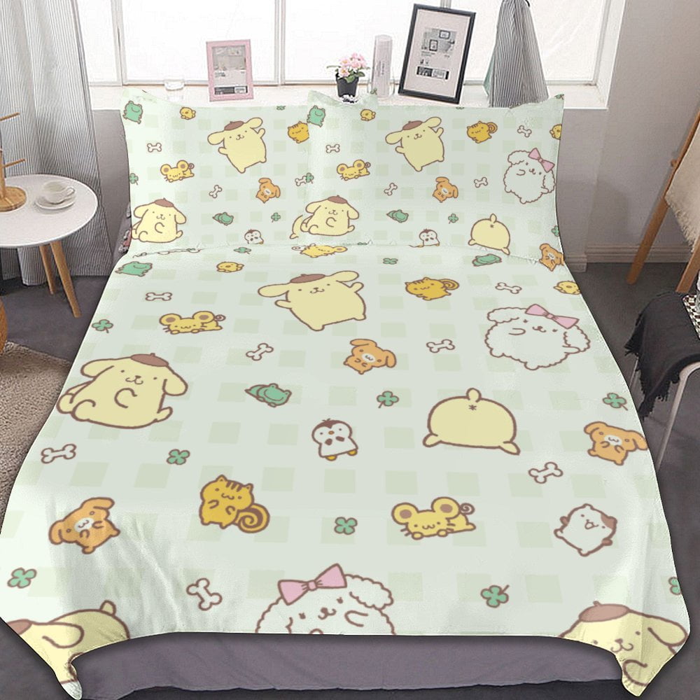 Click here for Yingd Pompompurin Duvet Cover Set 3-Piece Bedding... prices