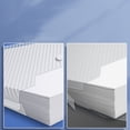 10Pcs Clear Plastic Document Envelopes, Letter Size Snap Closure File ...