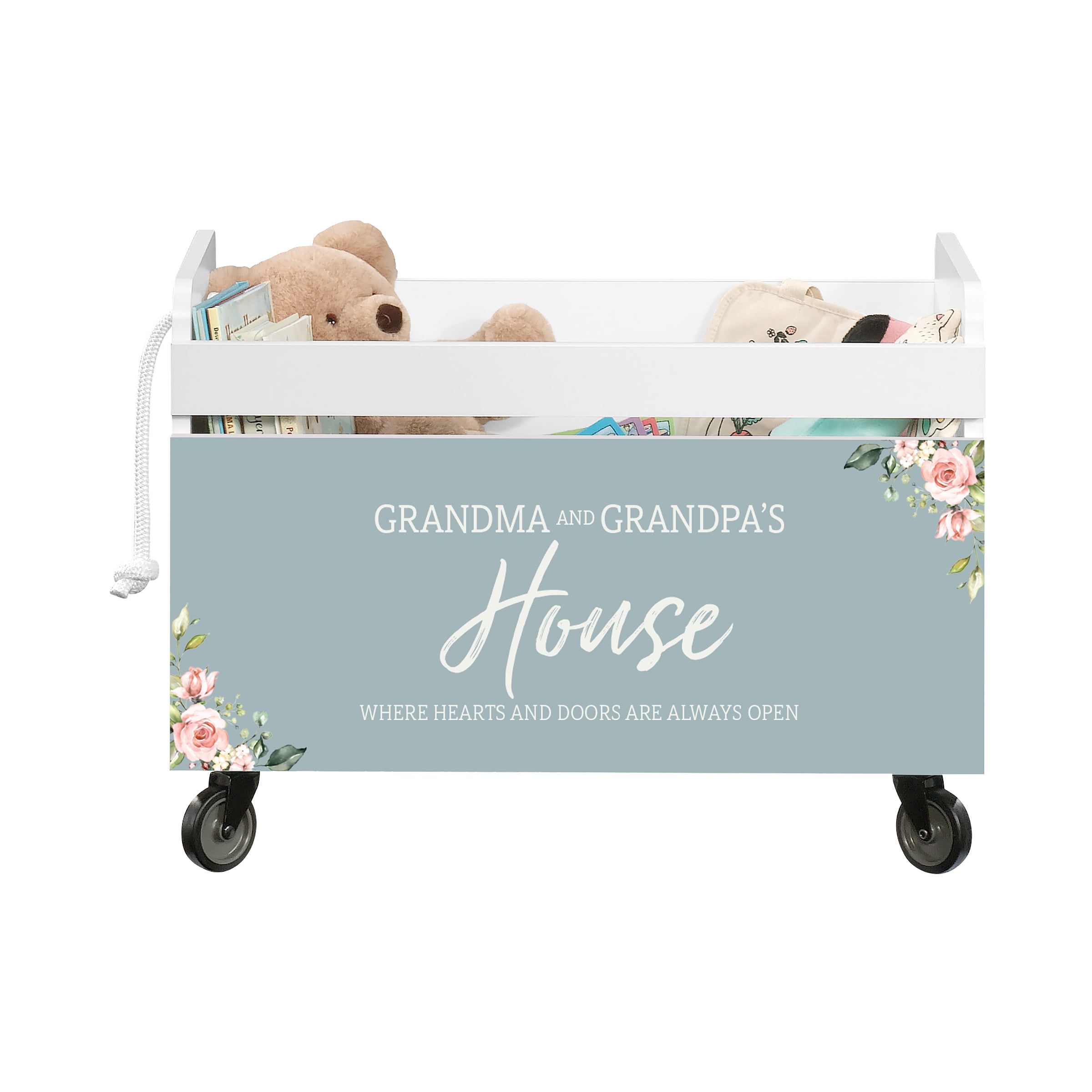 LifeSong Milestones Rolling Toy Storage Box Organizer Grandma ...