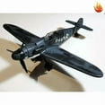 1/48 WWII Fighter Model Pirate Mustang Spitfire Hurricane BF109 4D ...