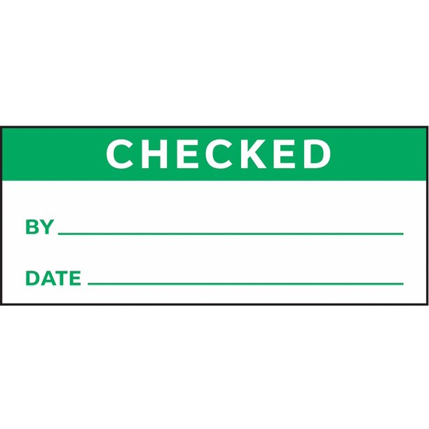 Stranco Inspection Label,English,Quality,PK350 TCSL2-21008 - Walmart.com