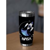 NASA Nasa Baby Blue Rocket Art Tumbler -NASA Designs, 20 oz Stainless ...