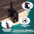 50 1/4"-20 Spring Steel Beam Clamps Metal Hangers Bolt On Clamp ...