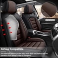 Black and Brown Car Seat Covers for Subaru Forester Base 2002 Car Seat ...