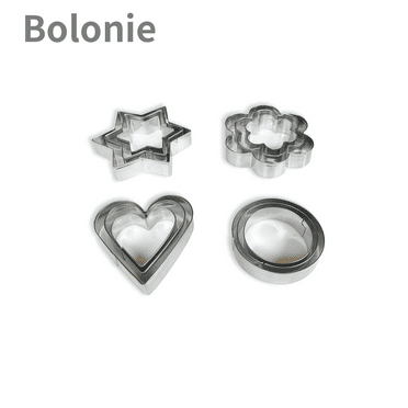 Round Cookie Cutters Set, Stainless Steel Circle Cookie Biscuit Cutters ...