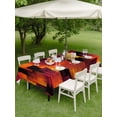54x80 Inch Outdoor Tablecloth with Umbrella Hole Zipper Rectangle ...