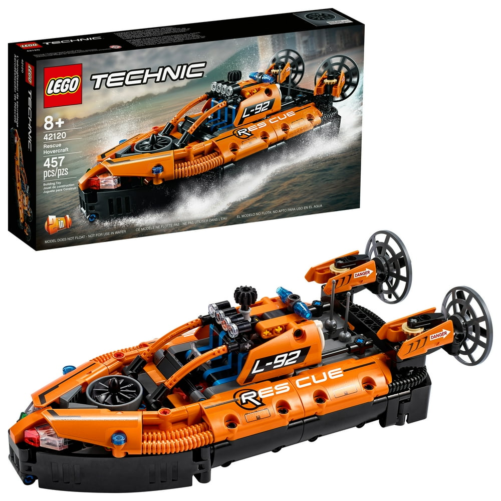 LEGO Technic Rescue Hovercraft 42120 Model Building Toy for Kids Who ...