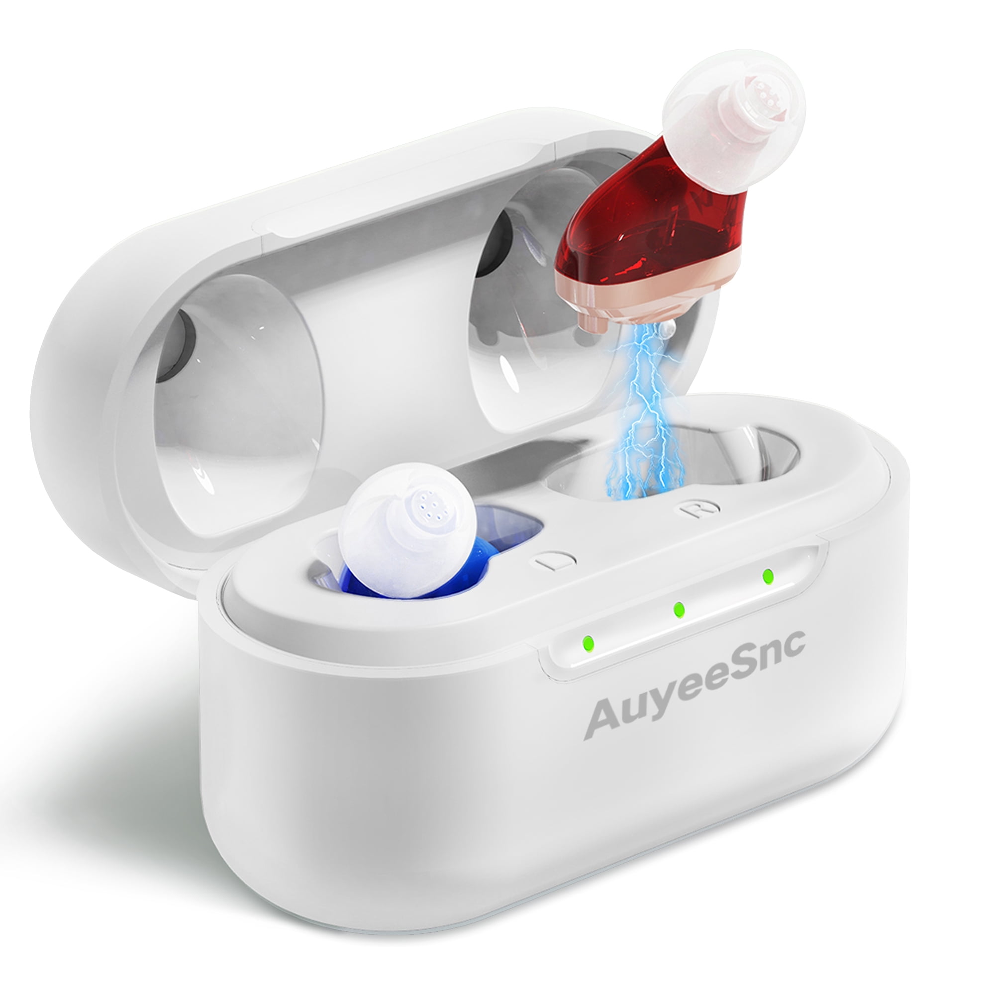 Rechargeable ITE Hearing Aids for Seniors, Digital Noise Reduction ...