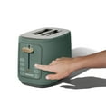 Beautiful 2 Slice Toaster with Touch-Activated Display, Thyme Green by ...
