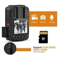 Body Cameras For Law Enforcement 1080P 140° Wide Angle Body Mounted ...