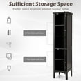 Giantex Standalone Thin Bathroom Cabinet, High Storage, Freestanding ...