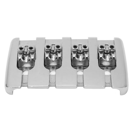 4 String Guitar Bridge, Top Mounting Standard Size Bridge Replacement ...