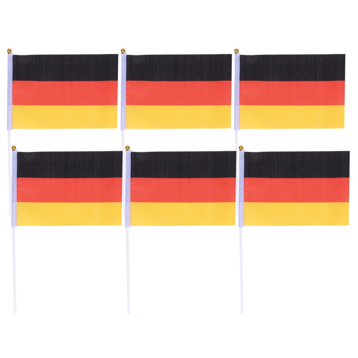 EeaseMX 20 banderas pequeñas de Alemania para sujetar con un palo ...