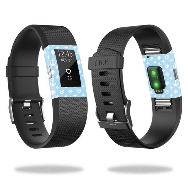 Skin Decal Wrap Compatible With Fitbit Charge 2 Baby Blue Designer ...