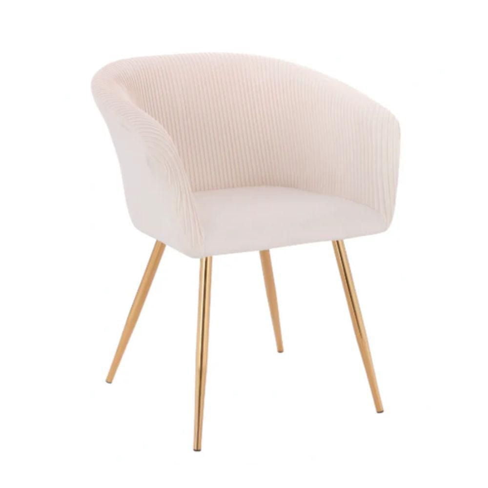 Click here for Plata Décor Import Inc Susan Arm Chair In White Ma... prices