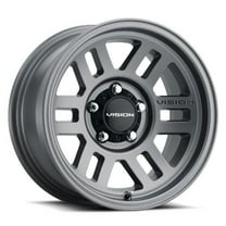 17x9 Vision 351 Flow Satin Grey Wheel 8x170 (0mm) - Walmart.com