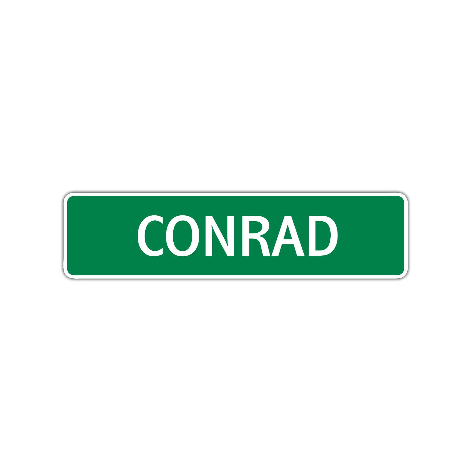 Conrad Boys Children Name Indoor Outdoor Unique Letter Printed Label ...