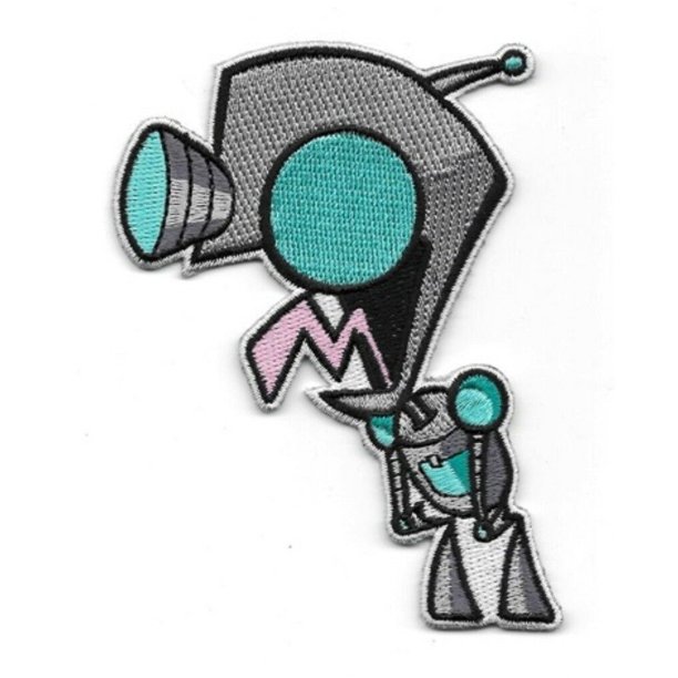 Invader Zim Gir The Robot 4" Tall Embroidered Patch - Walmart.com