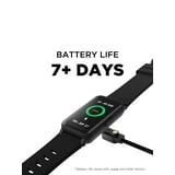 iTech Active 3 Unisex Adult Smartwatch Fitness Tracker, Black, Silicone ...