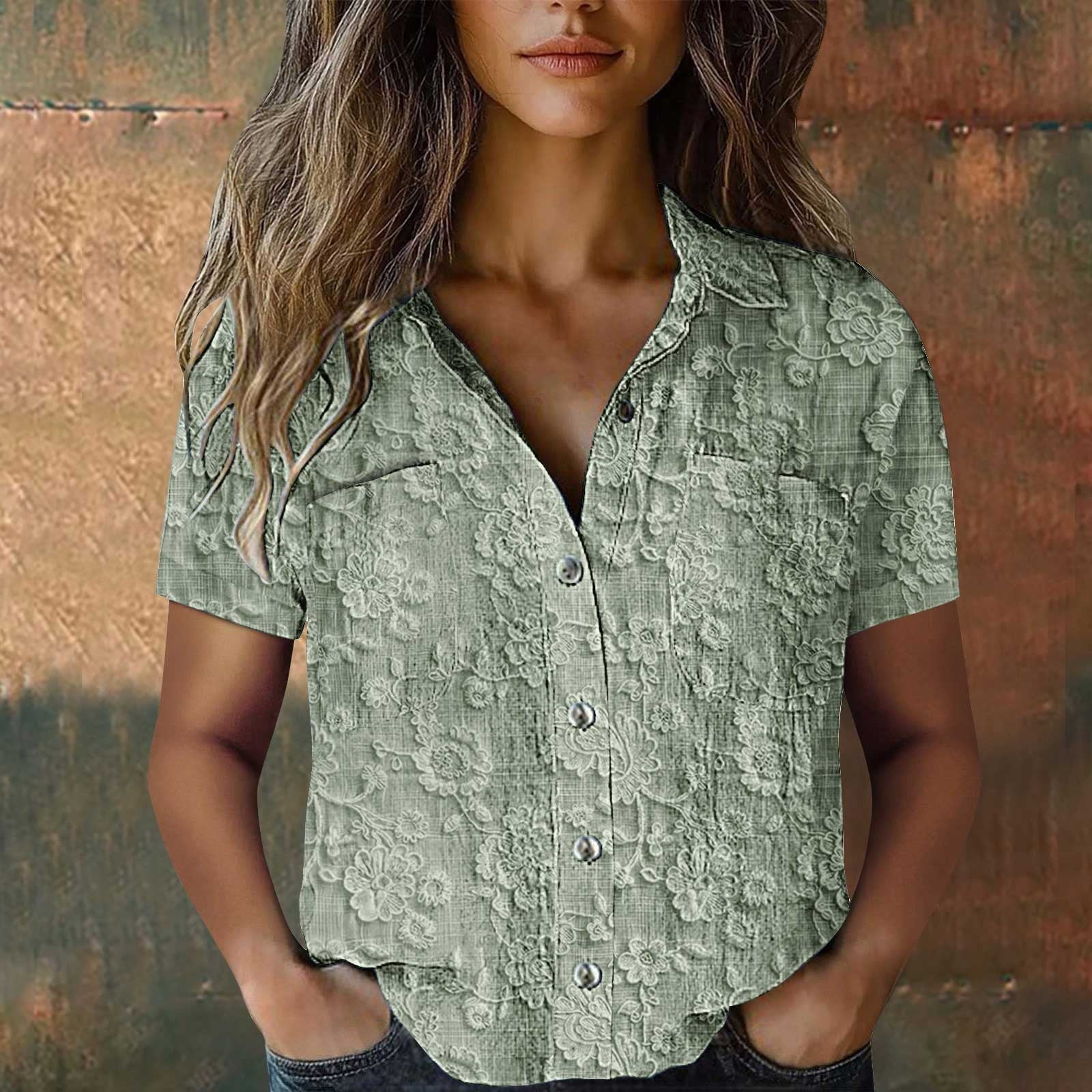 Click here for Ylhfashion Women Cotton Shirt Printed Fashion Down... prices