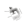 Small C ,Heavy Duty C-Clamp Stainless Steel with Stable Wide Jaw ...