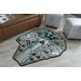 Star Wars Millenium Falcon Printed Rug, Small - Walmart.com