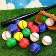 50 Pcs 9 Inch Soft Foam Practice Baseballs League Recreational Hitting ...