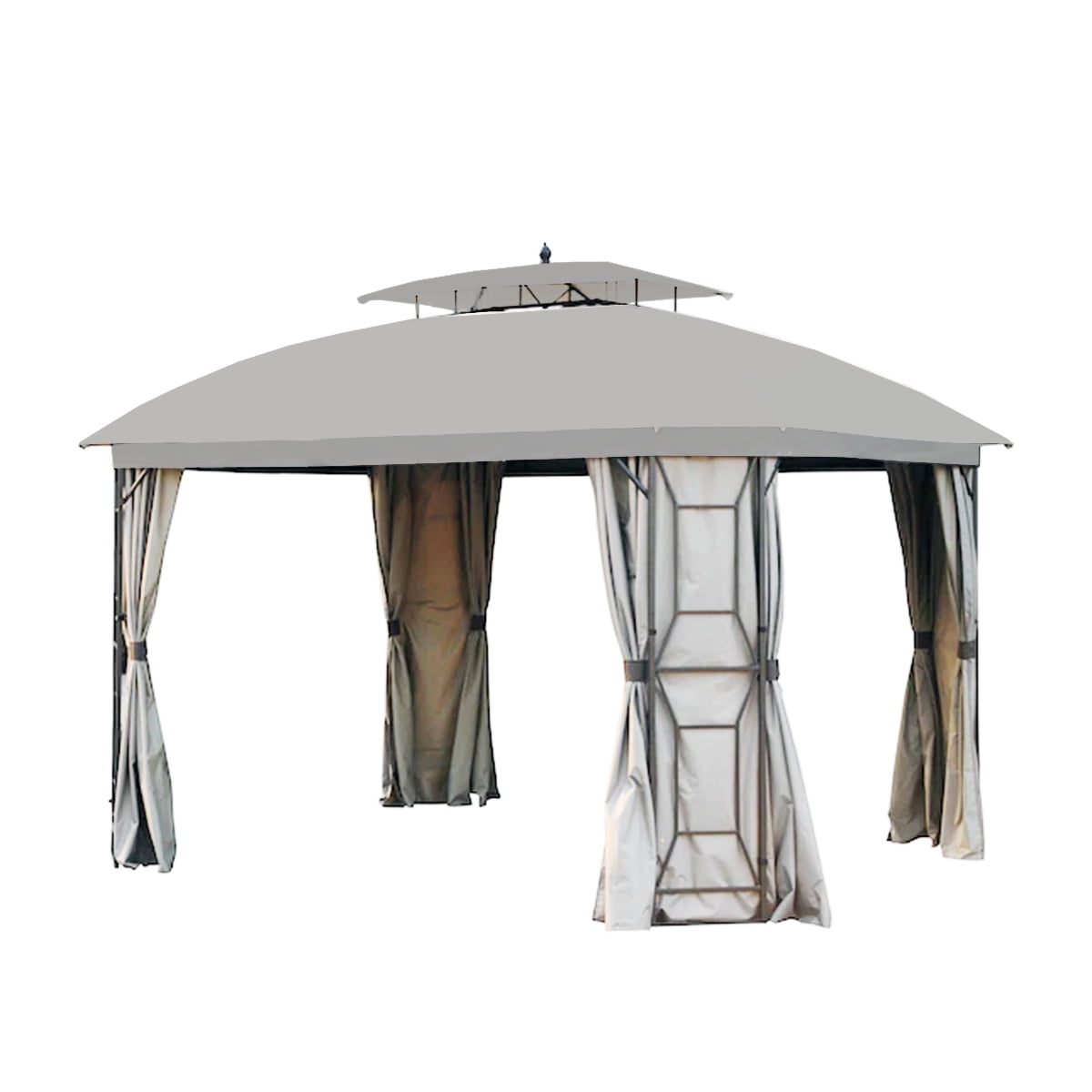 Garden Winds Slate Gray Replacement Canopy Top - Style Selections ...